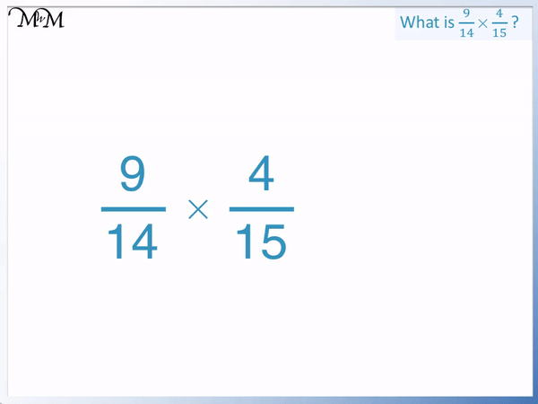 Multiplying Fractions By Simplifying First Maths With Mum