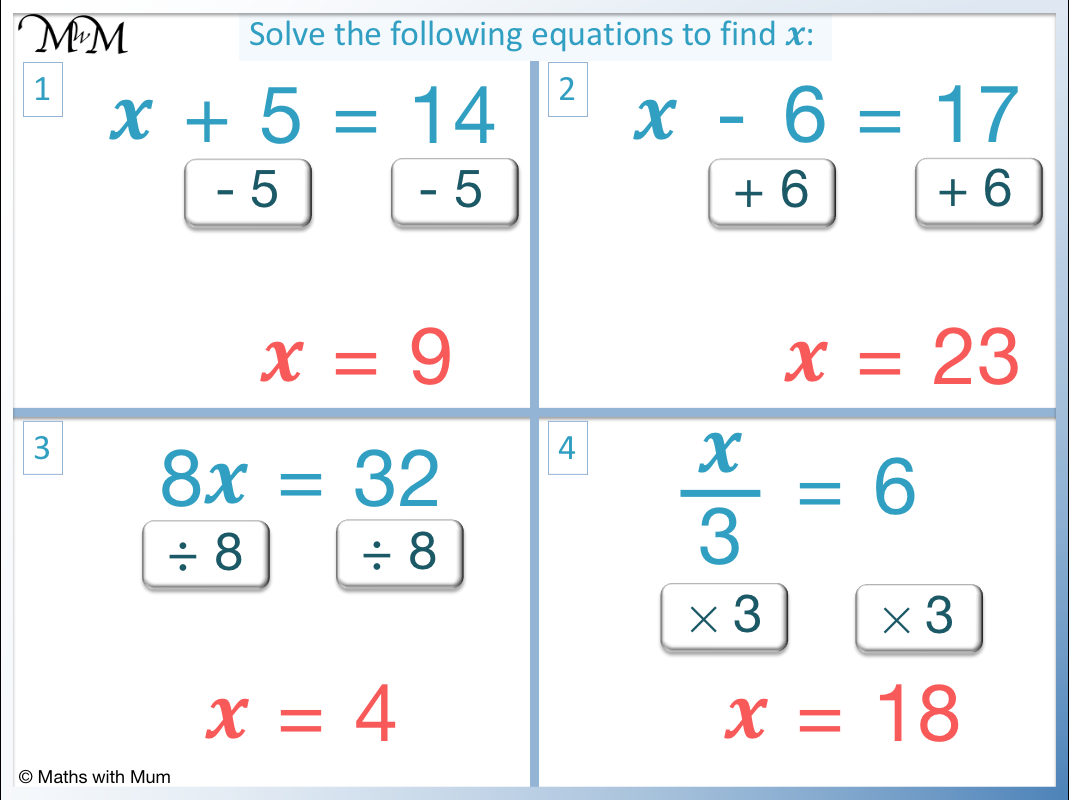 Whats A One Step Equation Tessshebaylo