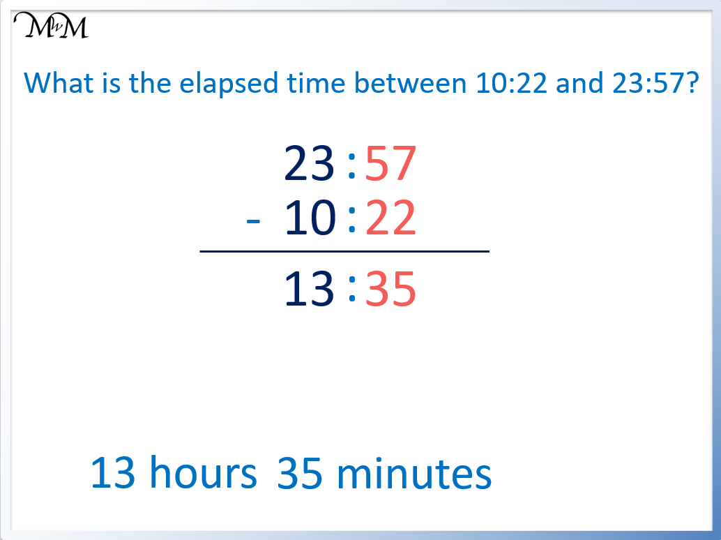How To Calculate Elapsed Time Maths With Mum
