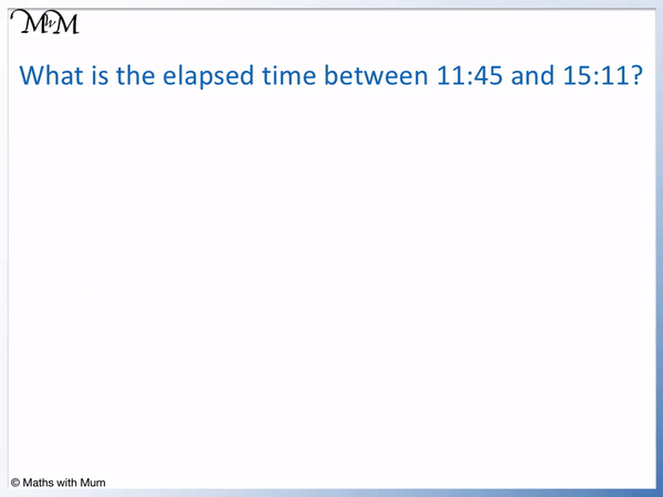 How To Calculate Elapsed Time Maths With Mum