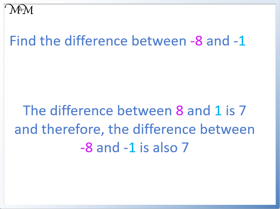 How To Find The Difference Between Two Numbers Maths With Mum